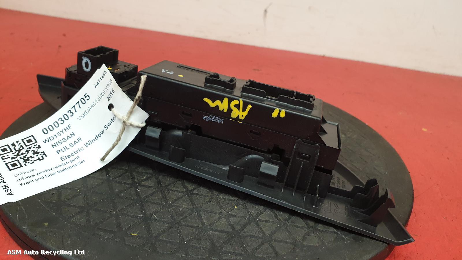 Elect. Window Switch - Nissan Pulsar 2015 Hatchback - ASM Auto Recycling